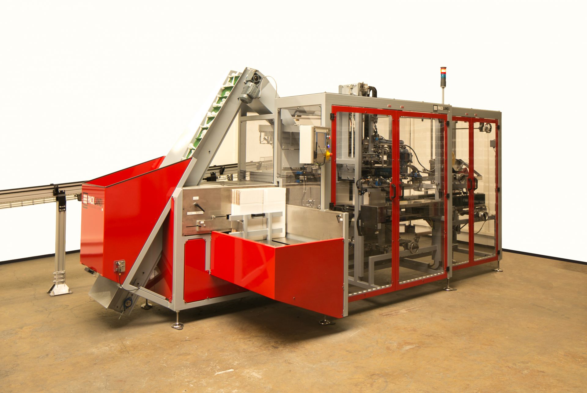 Packland sausage packer - Packland process mechanization